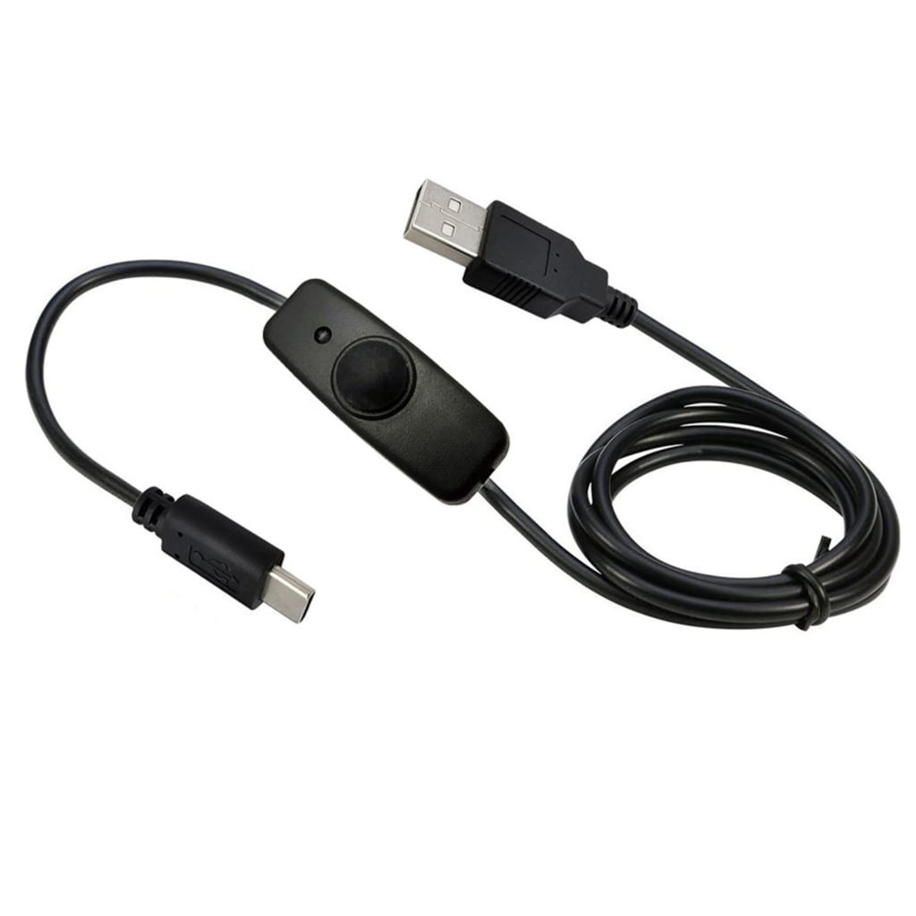 AOOOWER 1.2M USB Type-C Cable withSwitch for Fast-Charging Cord Line ...