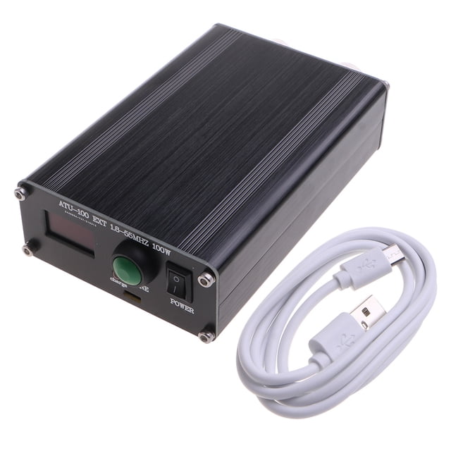 AOOOWER 1.8-55 MHZ Antenna Tuner Mini Automatic Antenna Tuner with for ...