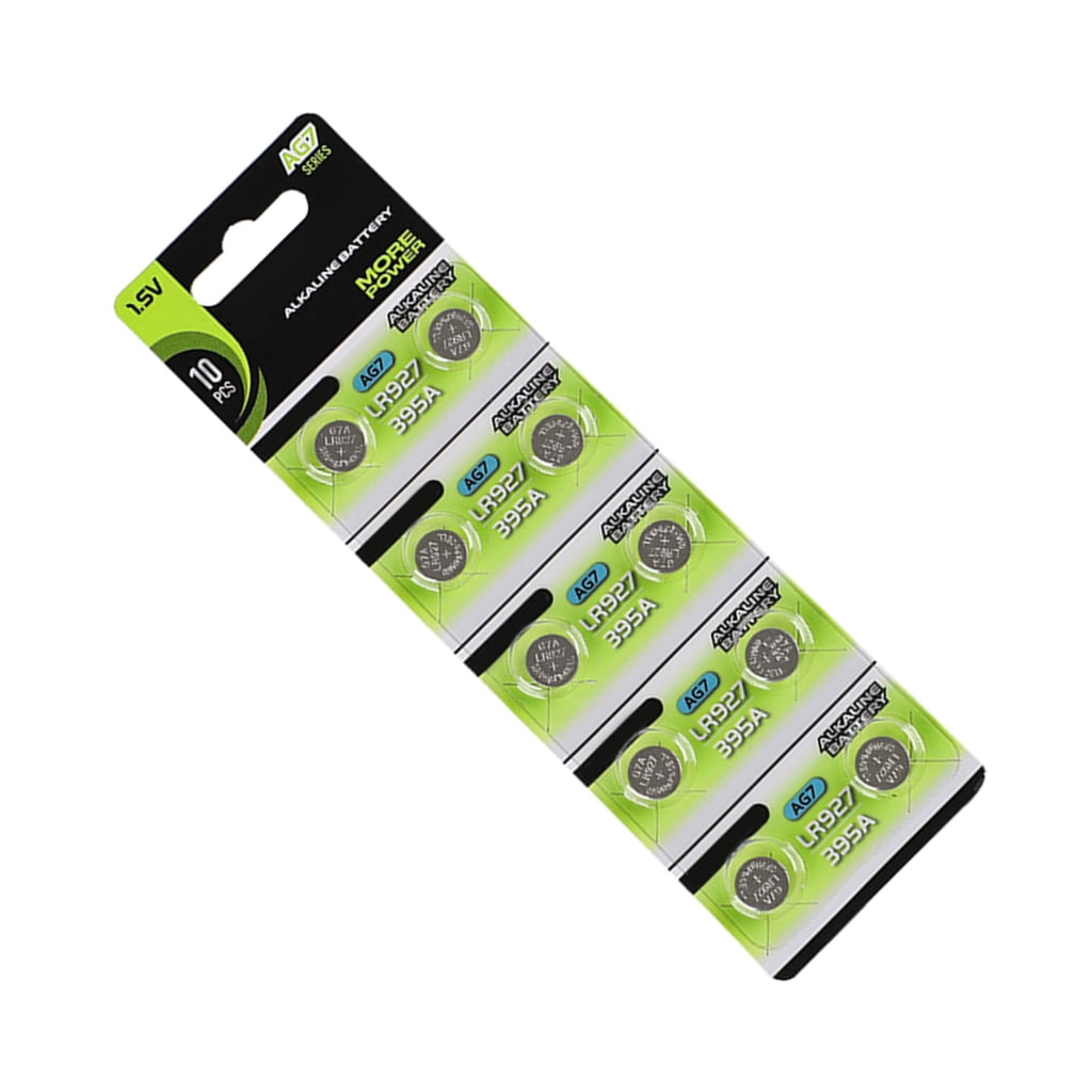AOOOWER 10/20Pieces AG7/AG8/AG9 1.55V Alkaline Button Batteries Coin ...