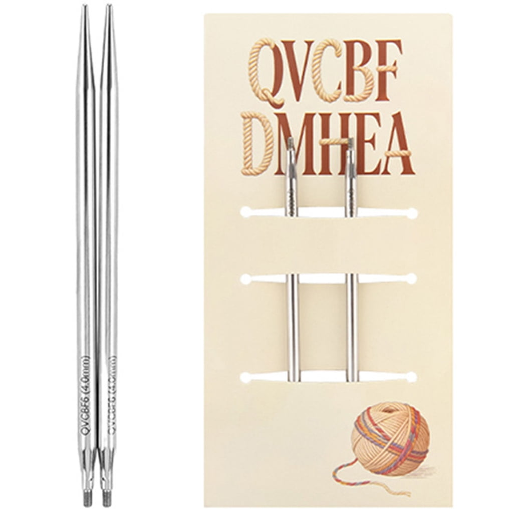 AOOOWER 10CM Long Stainless Steel Circular Needle For Knitting ...