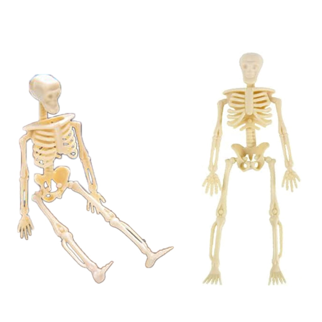 AOOOWER 10pcs Skeleton Figurines Horror Bone Ornament Hanging Tree ...