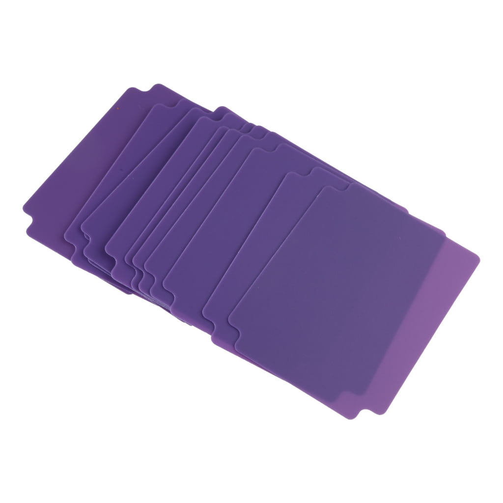 AOOOWER 12Pcs/set 3.6x2.7 Inches Multicolor Card Dividers Plastic ...