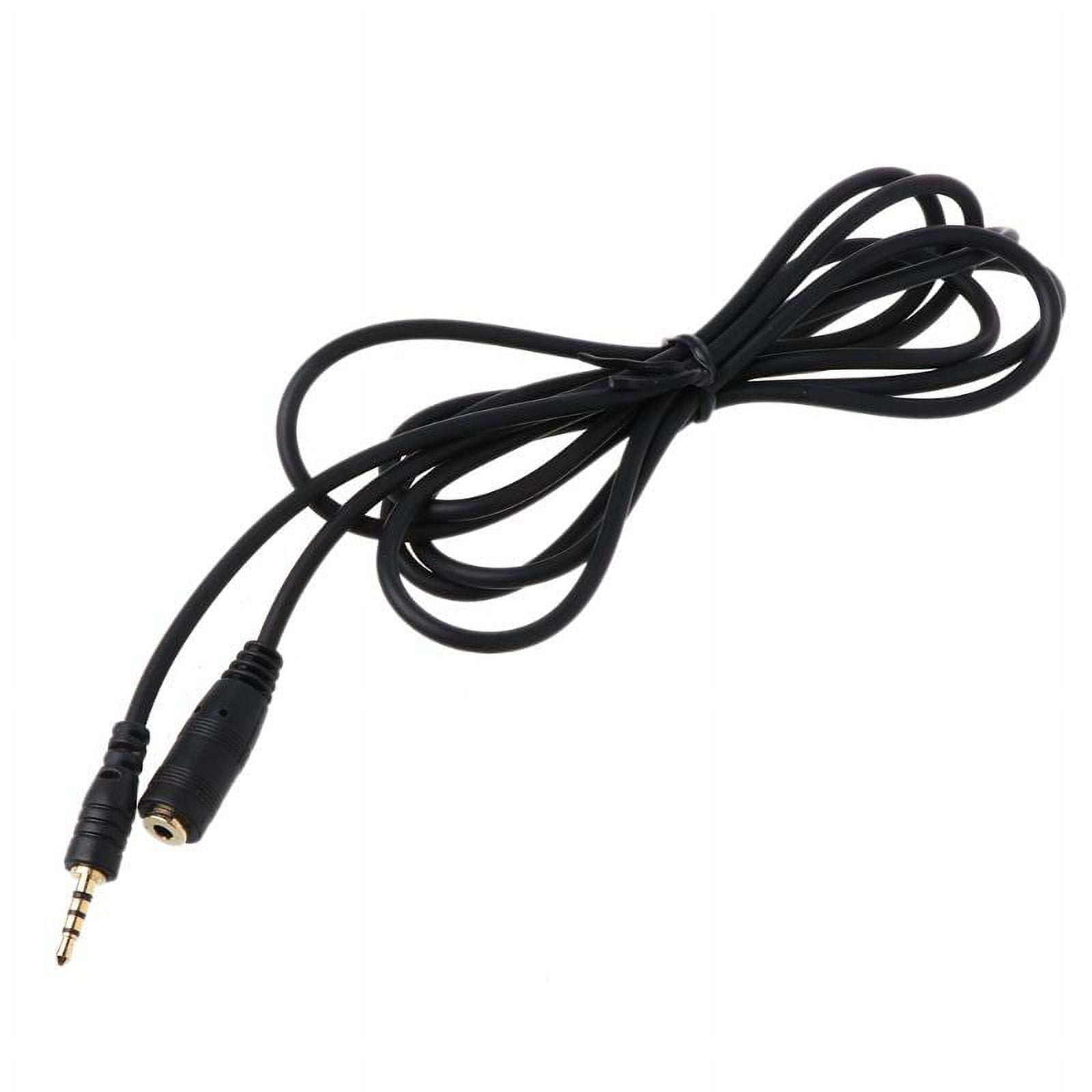 AOOOWER 2.5mm Male~Female Extension Cable/Cord/Wire,Stereo Audio,Cell Headset 150cm - Walmart.com