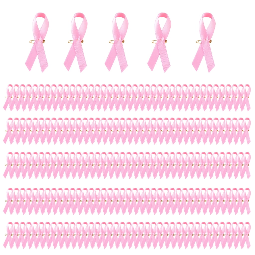 AOOOWER 200 Pack Ribbon Pins Social Cause Ribbons Nonprofit Event ...