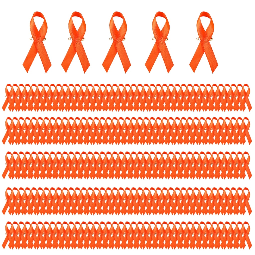 AOOOWER 200 Pack Ribbon Pins Social Cause Ribbons Nonprofit Event ...