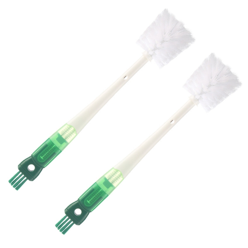AOOOWER 2Pack Long Handle Bottle Brush 5in1 Dishwasher Safe Scrubber ...