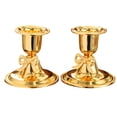AOOOWER 2Pcs Elegant Tabletop Candle Holders Iron Candlelight Dinner ...