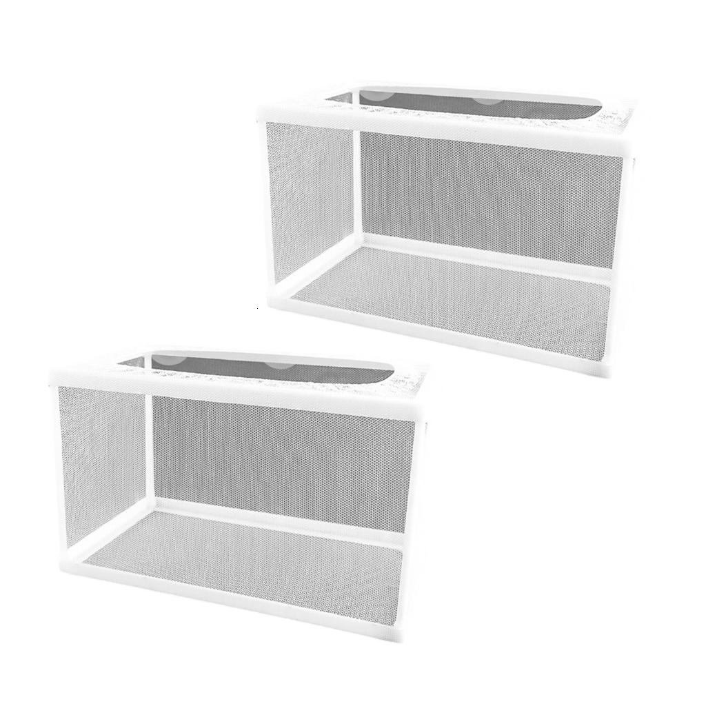 AOOOWER 2Pieces Fish Spawning Box Breeding Isolation Box For Aquariums ...
