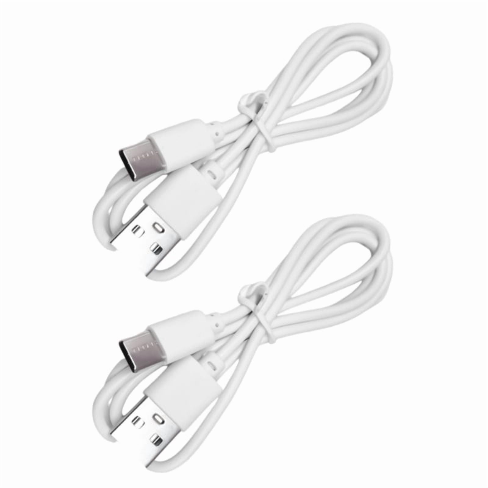 AOOOWER 2pcs/set Double Male End USB to USB C Charging Wire Data Cable ...