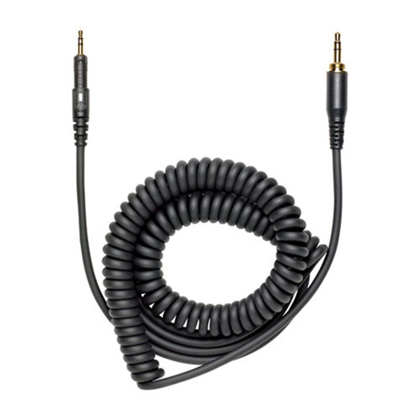 AOOOWER 3.5mm Extended Coiled Dj Cable for ATH M50X M40X Headphone ...