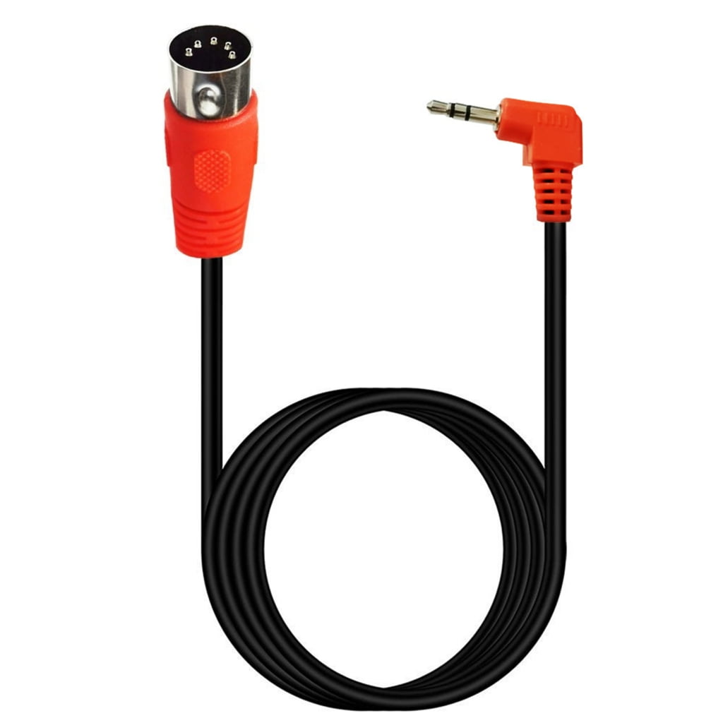 AOOOWER 3.5mm TRS Male to 5Pin DIN Male Connector Sound Cable Right ...