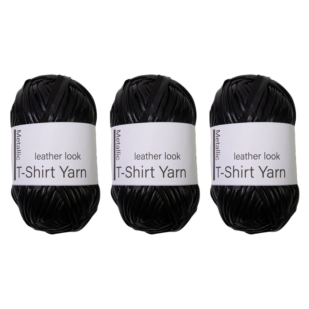 AOOOWER 3 Rolls Polyester Webbing Cord Metallic Knitting Yarn 32.8Yard ...