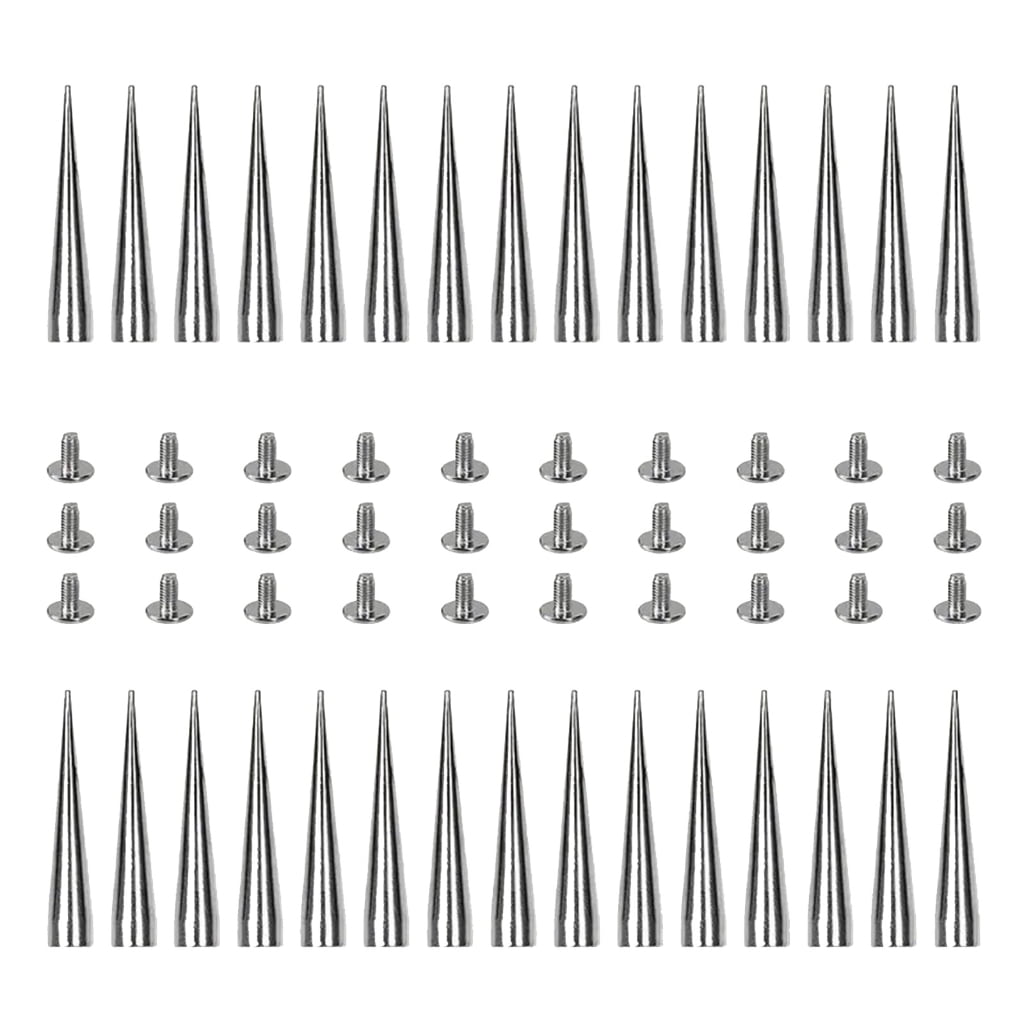 AOOOWER 30 Sets Of Decorative Cone Spikes Screwback Studs Rivets Metal ...