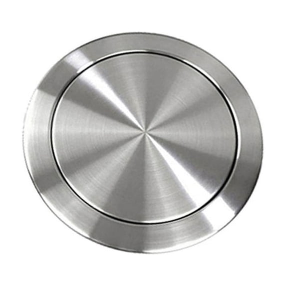 AOOOWER 304 Stainless Steel Countertop Trash Bin With Rotating Lid ...