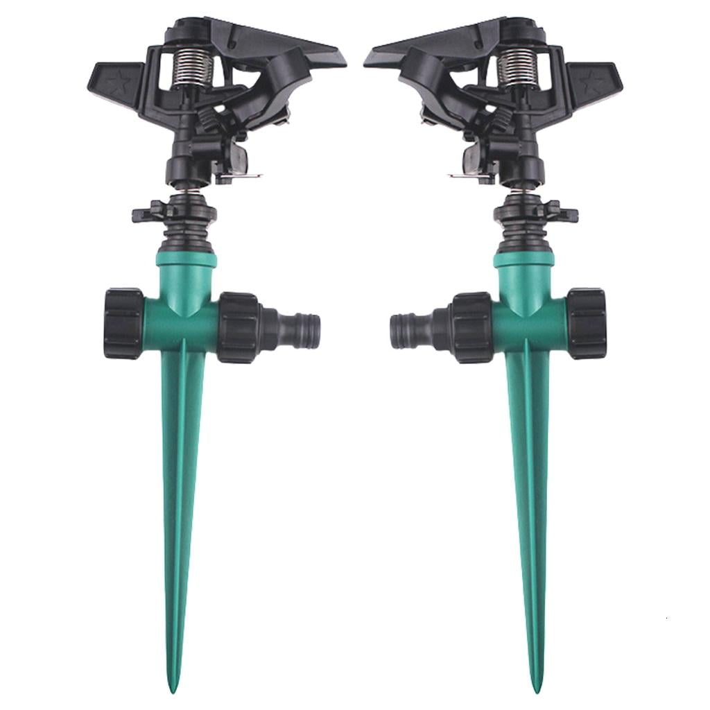 AOOOWER 360 Degree Rotating Lawns Sprinkler for Efficient Watering of ...