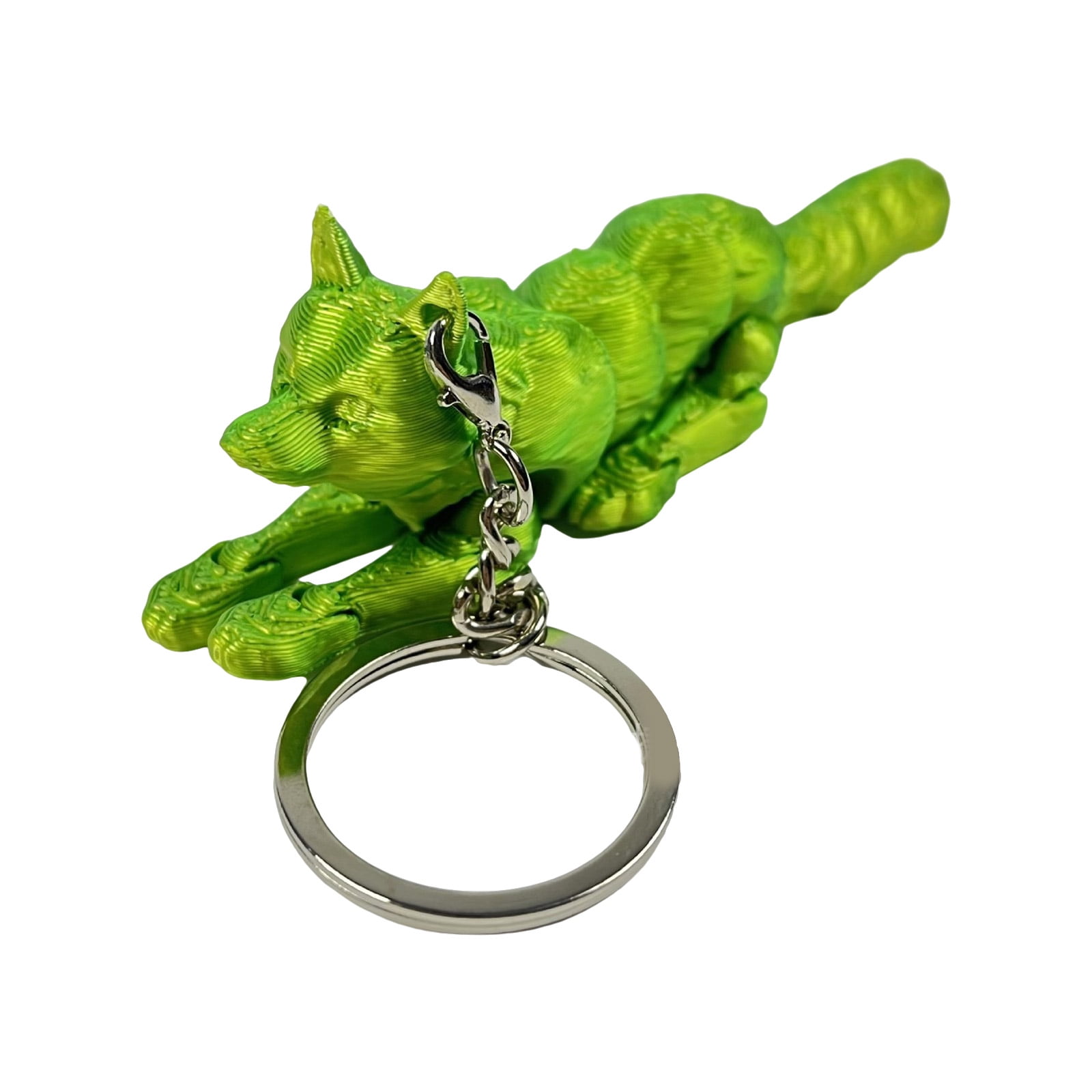 AOOOWER 3D Printed Wolf Keychain with Realistic Details and Multiple ...
