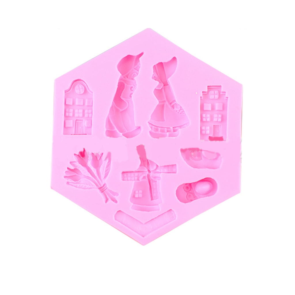 AOOOWER 3D Various Shaped Kitchen Baking Mold Silicone Cake Decorating ...
