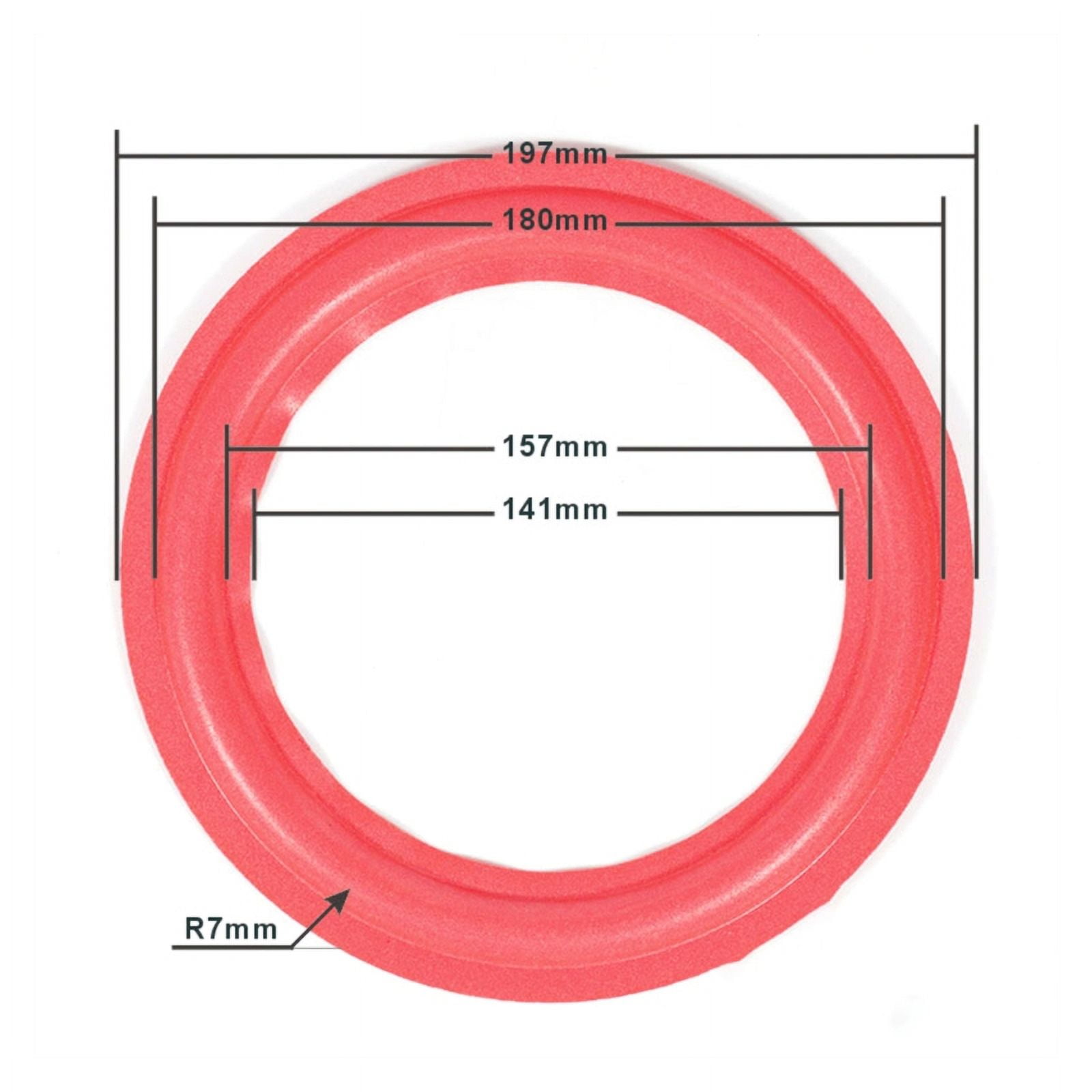 AOOOWER 4/5/6.5/8/10/12inch Speaker Foam Surround Subwoofer Woofer ...