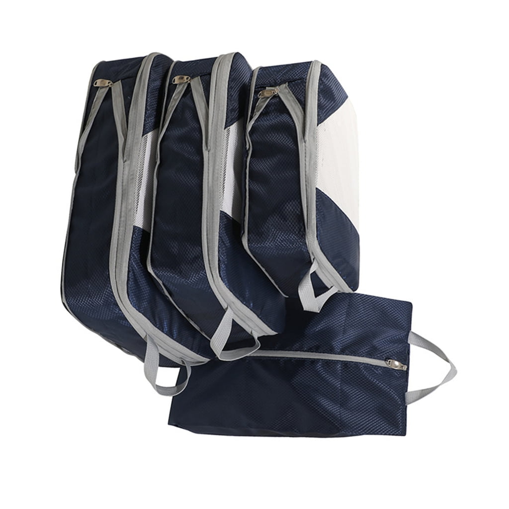 AOOOWER 4 Set Suitcase Compression Packing Cubes Travel Luggage ...