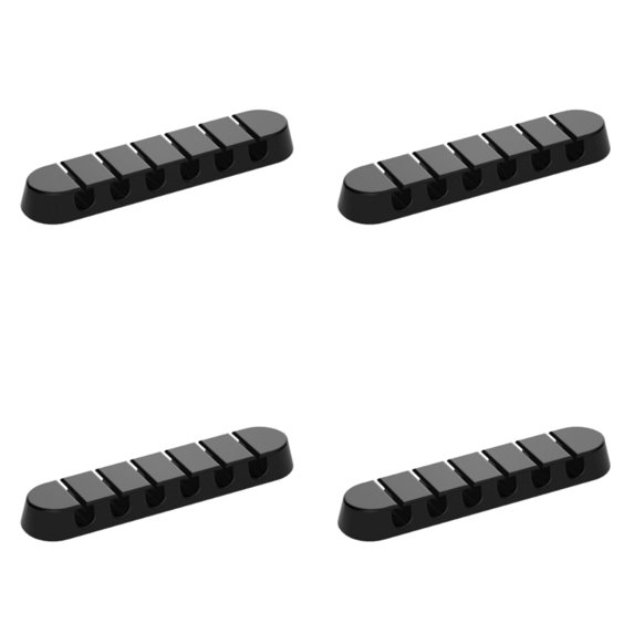 AOOOWER 4PCS Plastic Desk Cable Management Holder Cord Organizers Cable ...