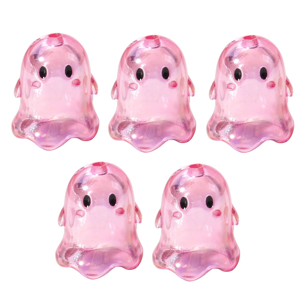 AOOOWER 5 Pack Unique Specter Shape Acrylic Beads for Handmade Jewelry ...