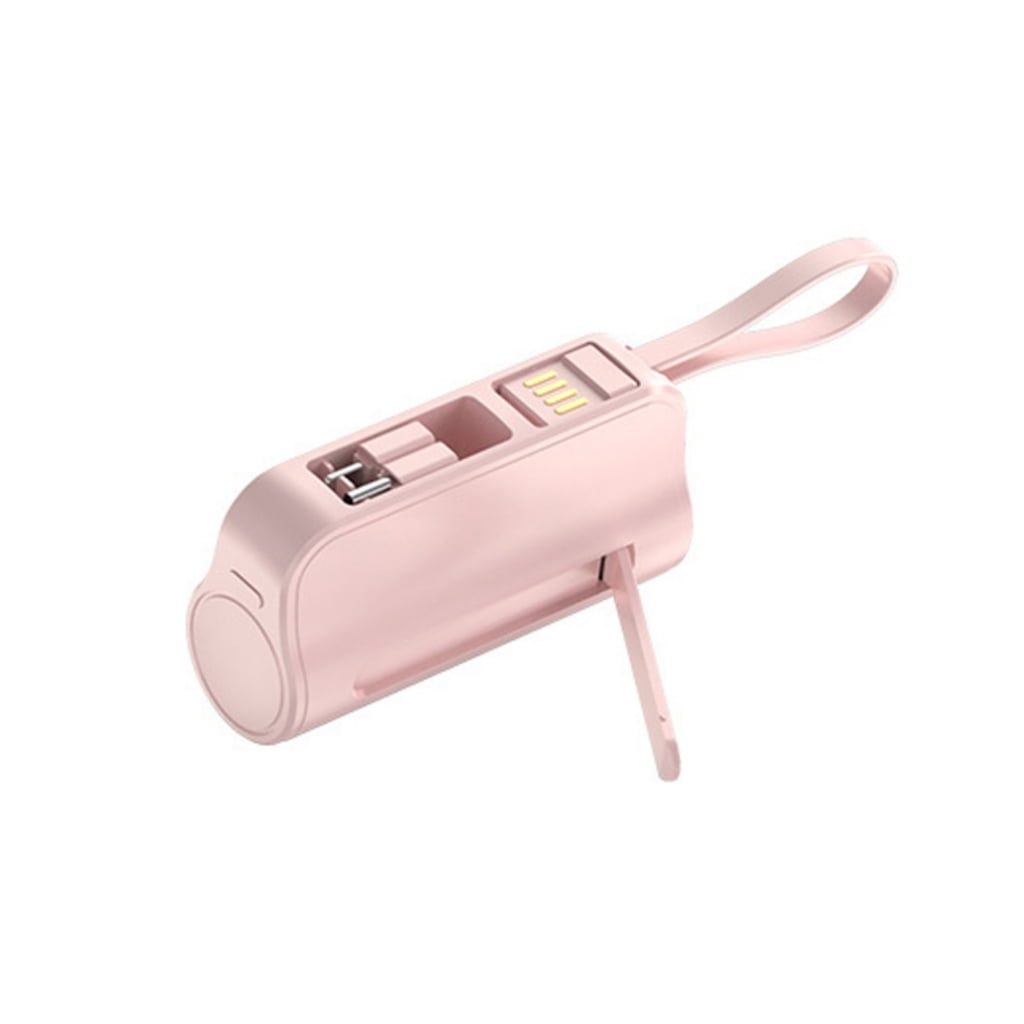 AOOOWER 5000mAh Mini Power Banks with Integrated Stand and Cord for ...