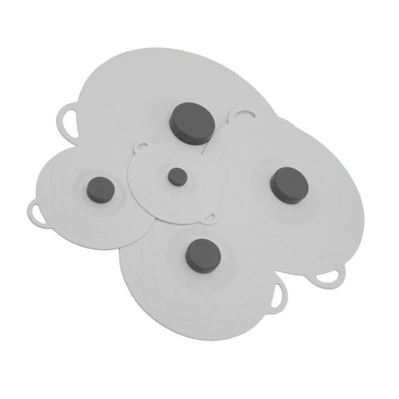 AOOOWER 5Pcs Silicones Suction Lid For Pot Pan Bowls Leakproof ...