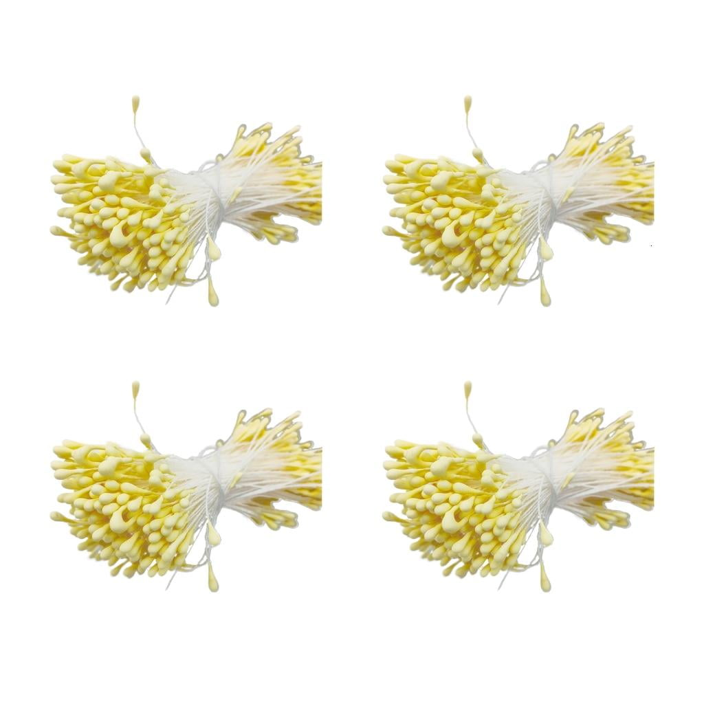 AOOOWER 60mm Long Artificial Flower Stamens 1050-1600Pcs 2mm Double ...