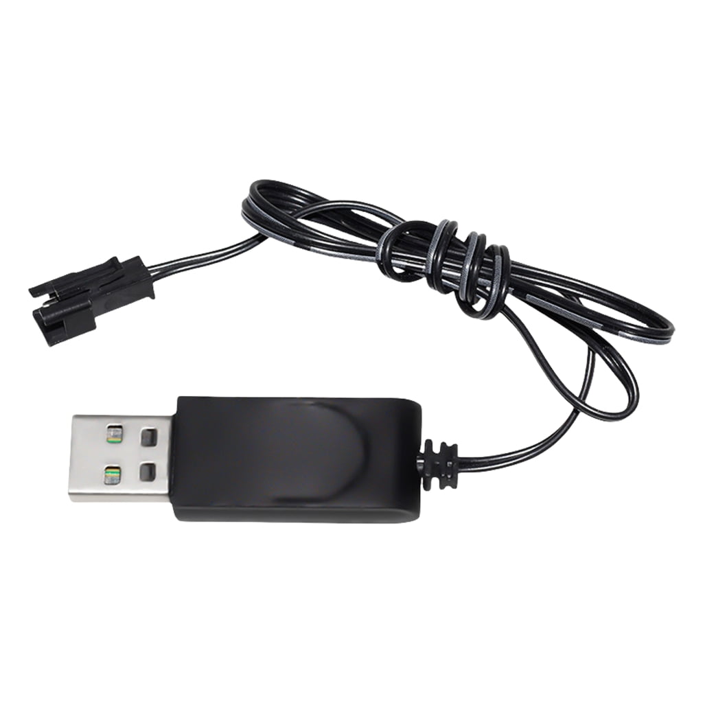 AOOOWER 62cm or 64cm USB Charging Cord for 3.7V Lithium Battery with 4 ...