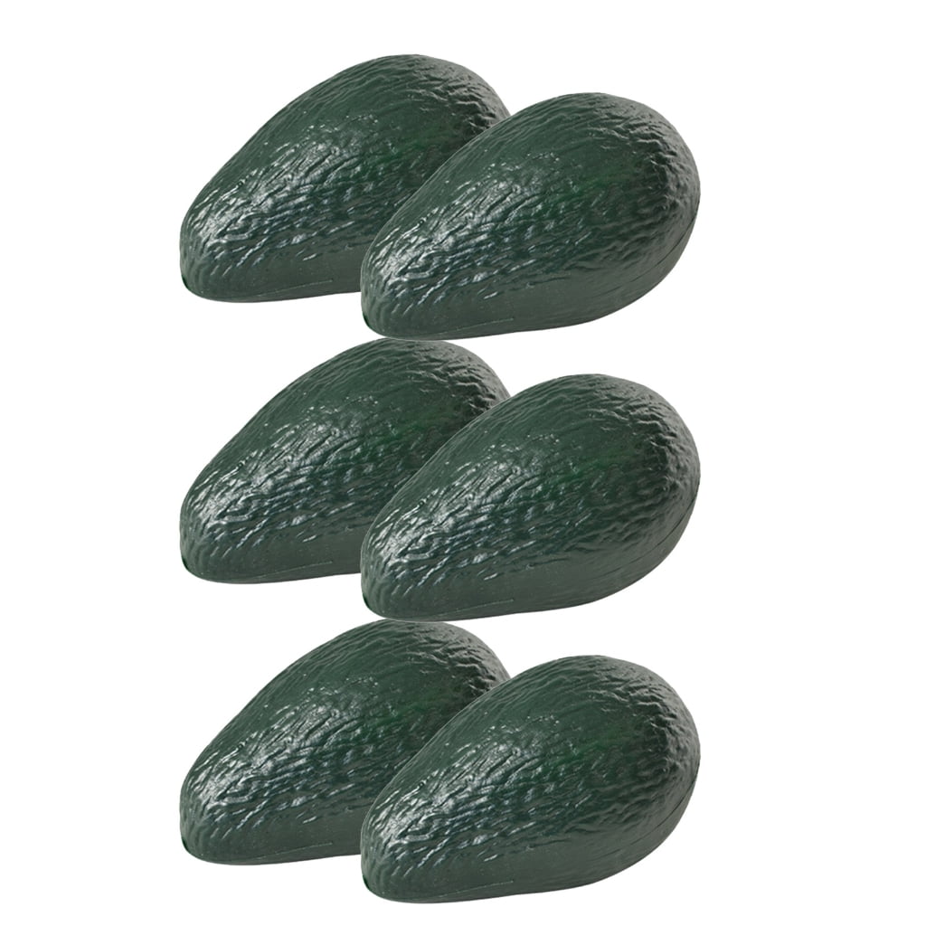 AOOOWER 6PCS Realistic Artificial Avocado Artificial Fruit Model ...