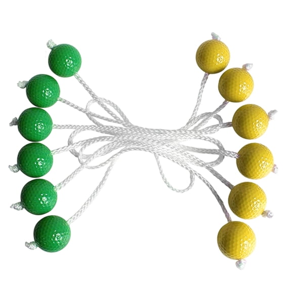 AOOOWER 6Pcs Golf Tossing Ball Replacement Outdoor Lawn Yard Golf ...