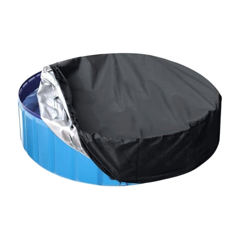 AOOOWER 8FT Outdoor Round Pool Dust Cover Waterproof Fastening ...