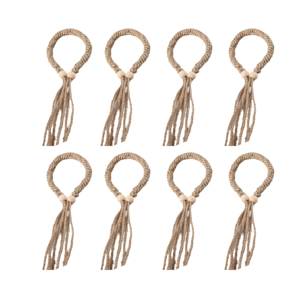 AOOOWER 8Pcs Countrysides Outdoor Curtain Binders Decorative Curtain ...