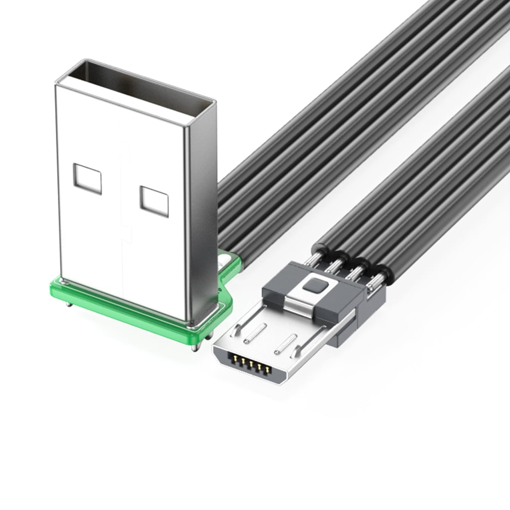 AOOOWER 90 Degree Right Angle USB to USB 5Pin Data Cable Charging Cord ...