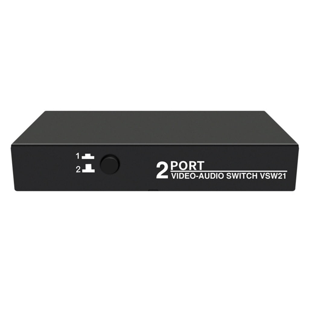 AOOOWER AV Switcher 2 In 1 Out Audios Video Switchers For Multimedia ...