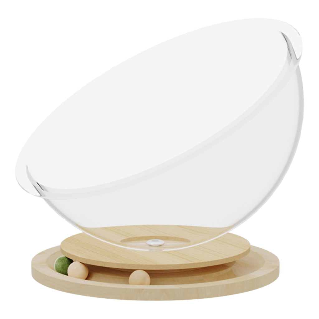 AOOOWER Acrylic Cats Toy Durability Play Toy Universal Toy Space ...