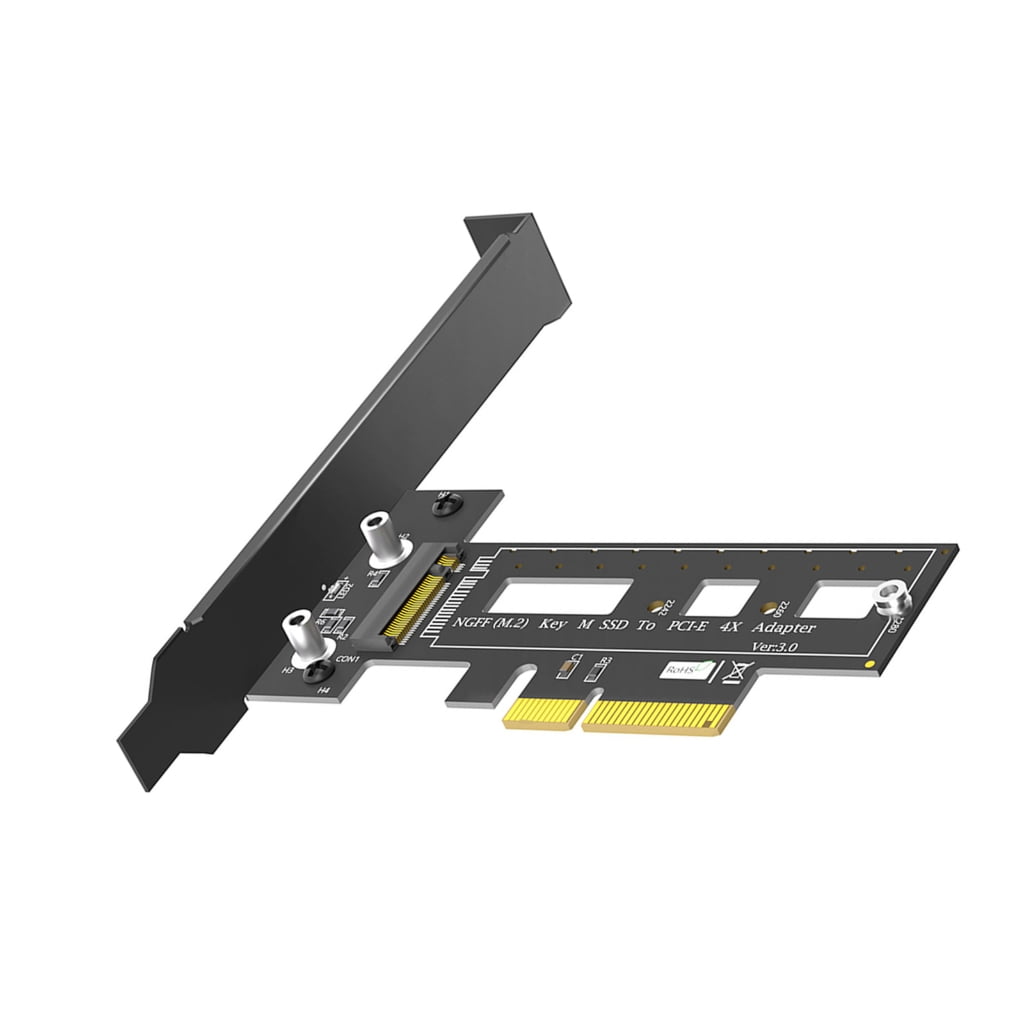 AOOOWER Add On Cards NGFF NVMe M.2 To PCIe 3.0 4X Adapter With Bracket ...
