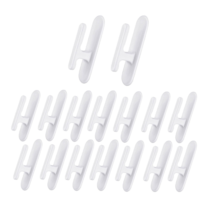 AOOOWER Adhesive Blind Cord Hooks Window Curtain String Holder Wall ...