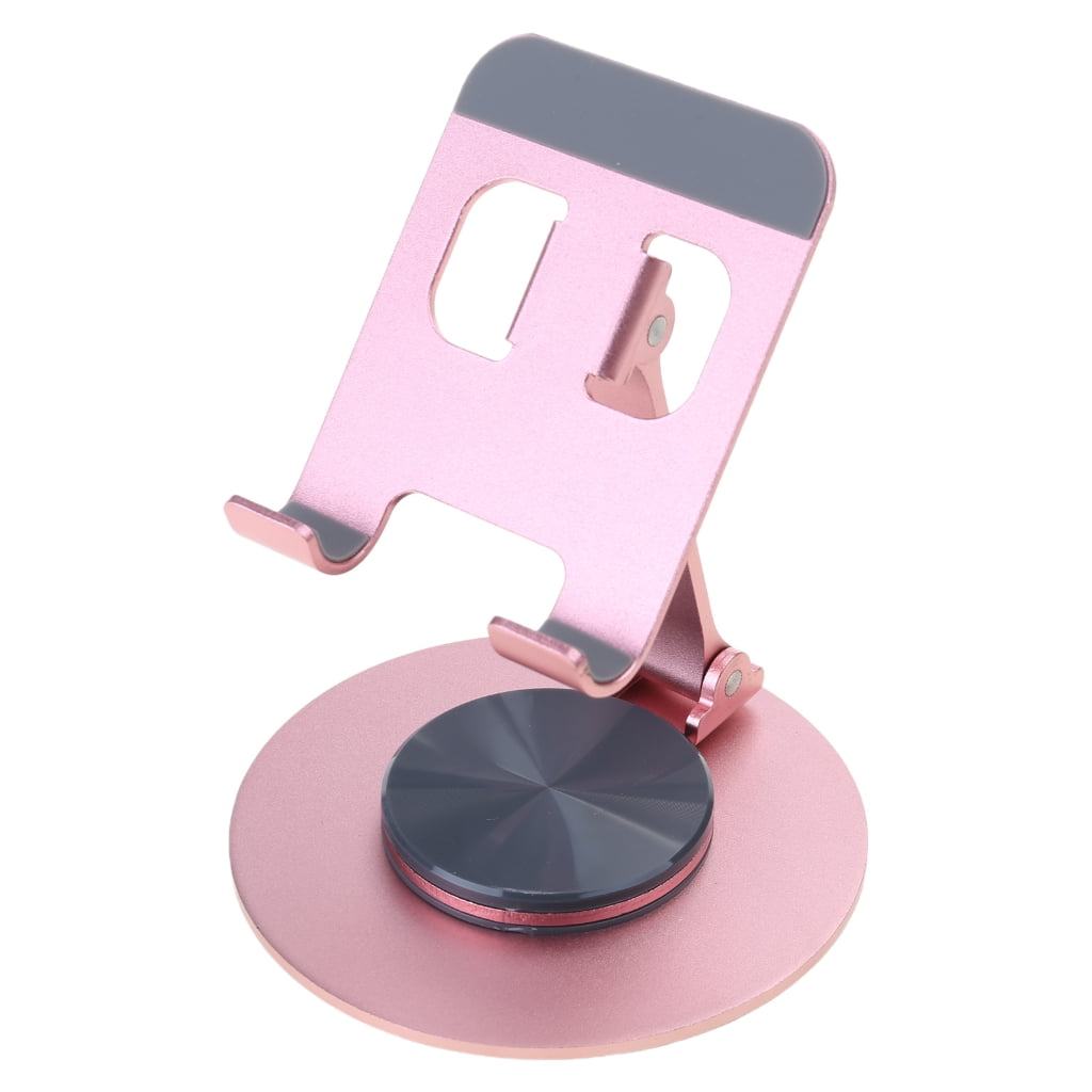 AOOOWER Adjustable Aluminum Alloy Phone Stand with 360° Rotations ...