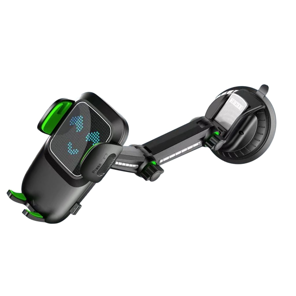 AOOOWER Adjustable Car Phone Mount with Powerful Clamps Sucker Holder ...