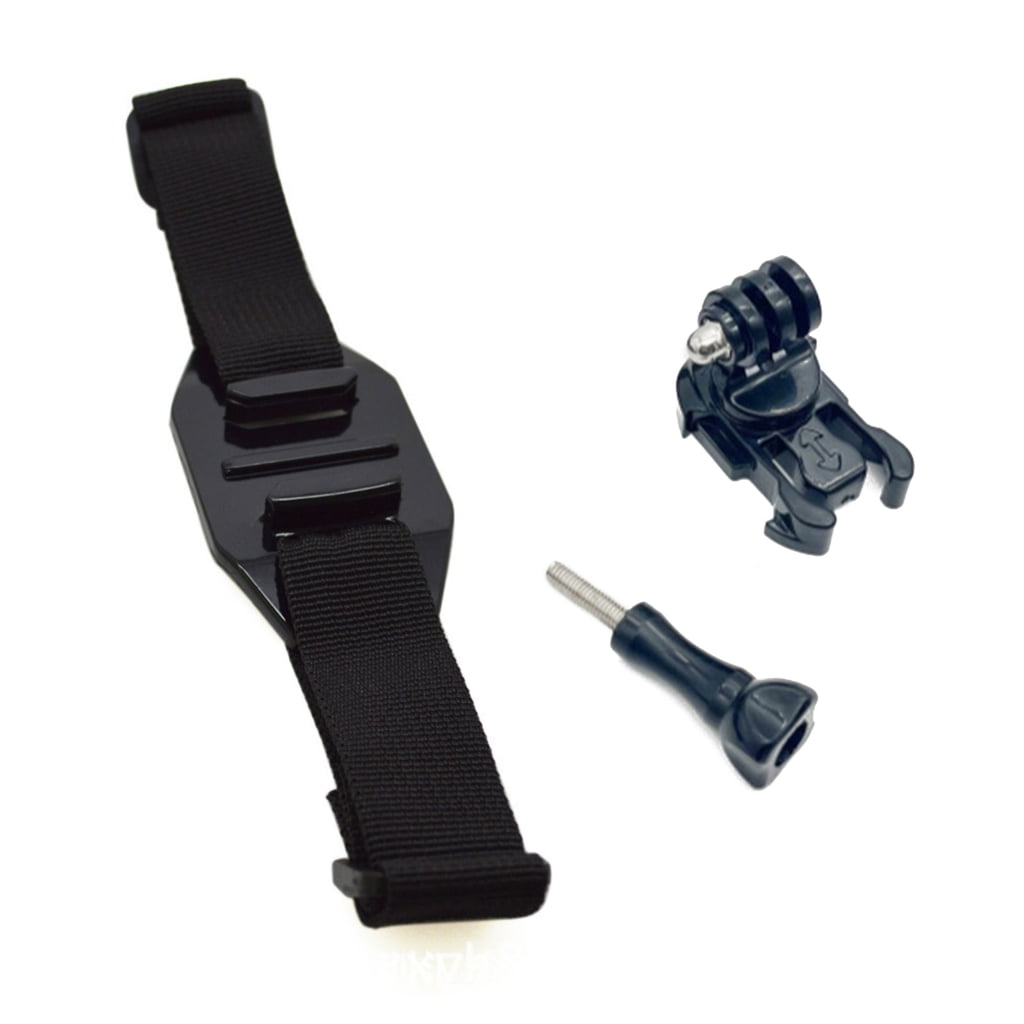AOOOWER Adjustable Helmet Mount Straps for Action Cameras with Bracket ...