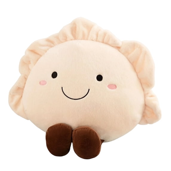 AOOOWER Adorable Dumpling Shape Plush Throw Pillow Short Plush Fabric ...