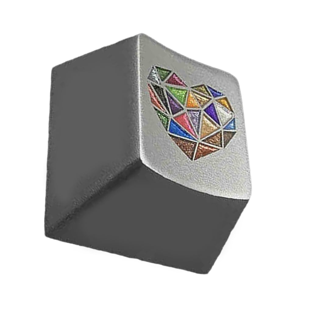 AOOOWER Aluminium Alloy Colorful Heart Keycap Original Profile for ...