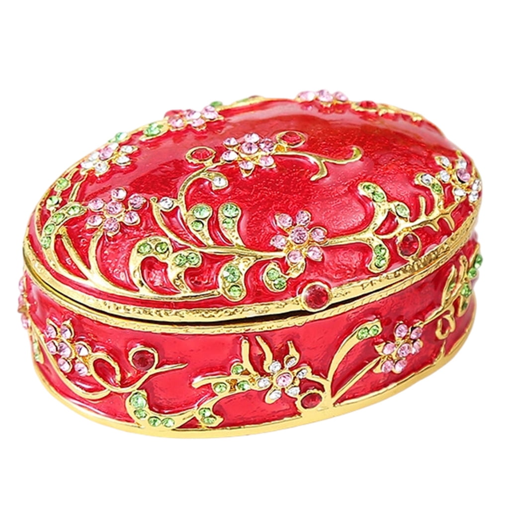 AOOOWER Antique Style Jewelry Storage Case Compact Portable Design ...