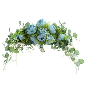 Faux Flower Swag Set of 2 Wedding Welcome Signs Floral Swag Artificial ...