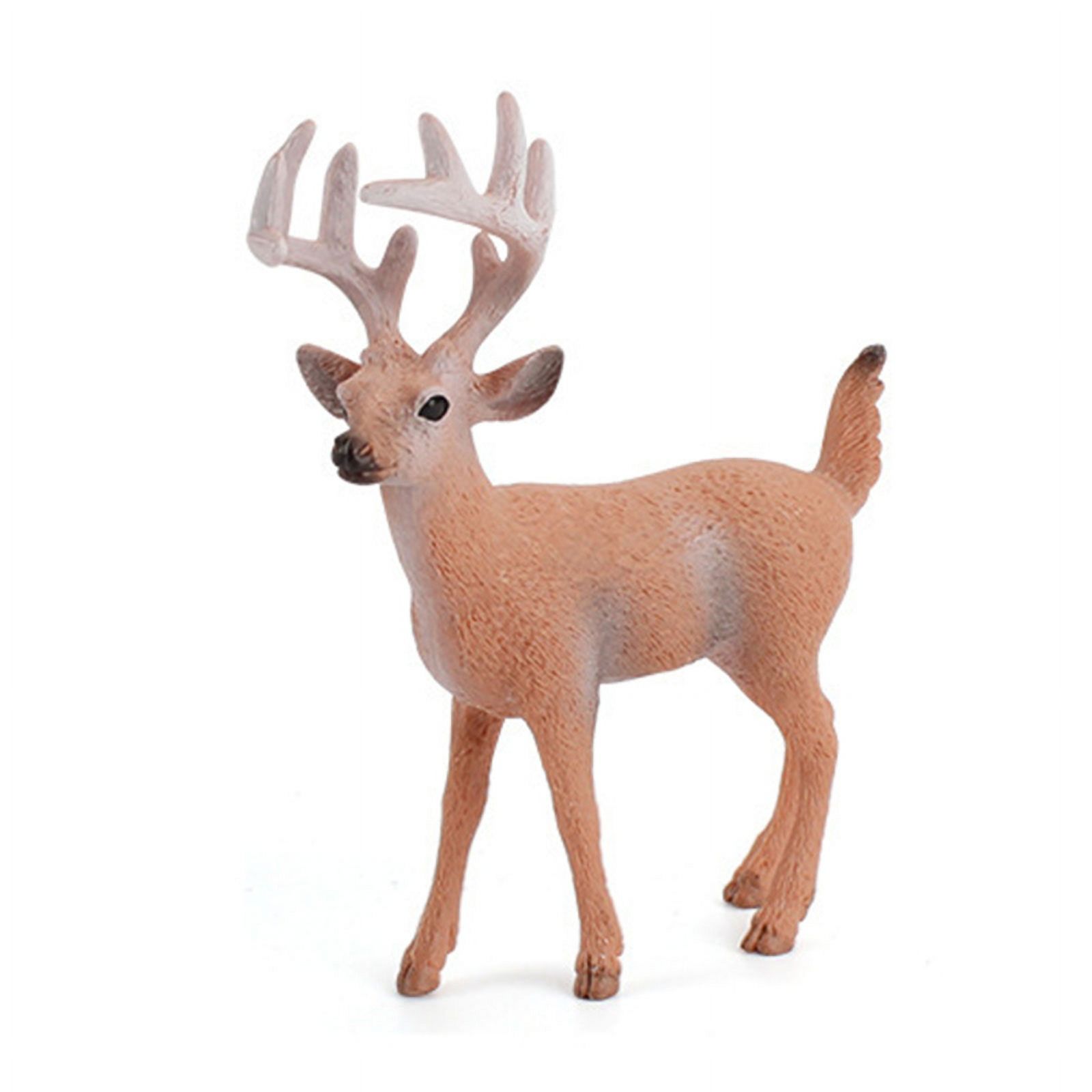 AOOOWER Artificial Mini Deer Family Figures Woodland Creatures ...