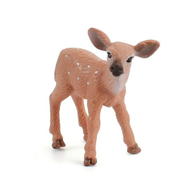 AOOOWER Artificial Mini Deer Family Figures Woodland Creatures ...