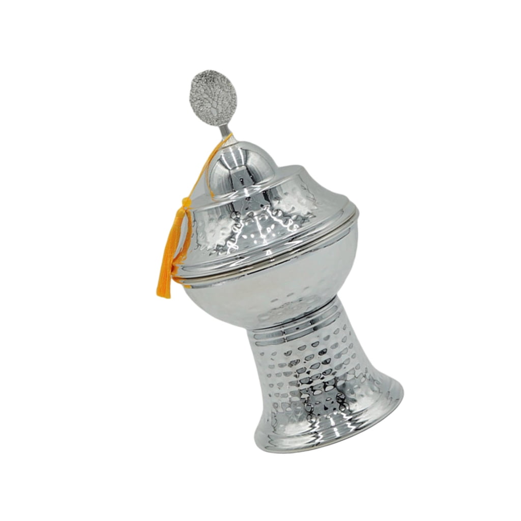 AOOOWER Artistic Metal Fruit Bowl with Traditional Arabian Pattern ...