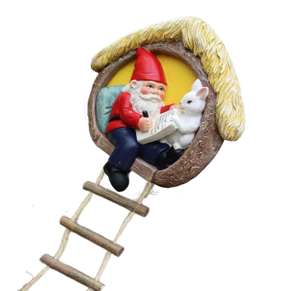 AOOOWER Artistic Sculpture Garden and Home Decors Resin Dwarf Figurines ...