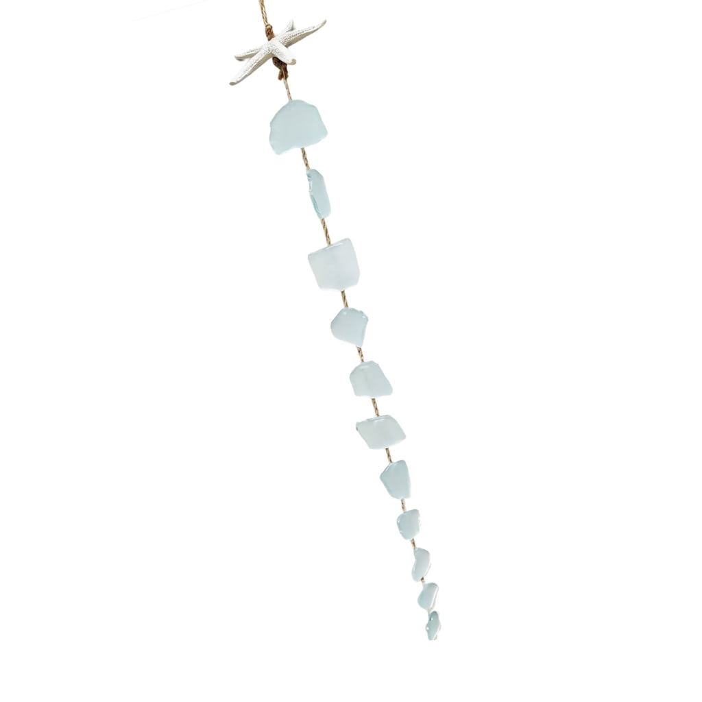AOOOWER Artistic Starfishes And Sea Glass Wind Chimes For Relaxing ...